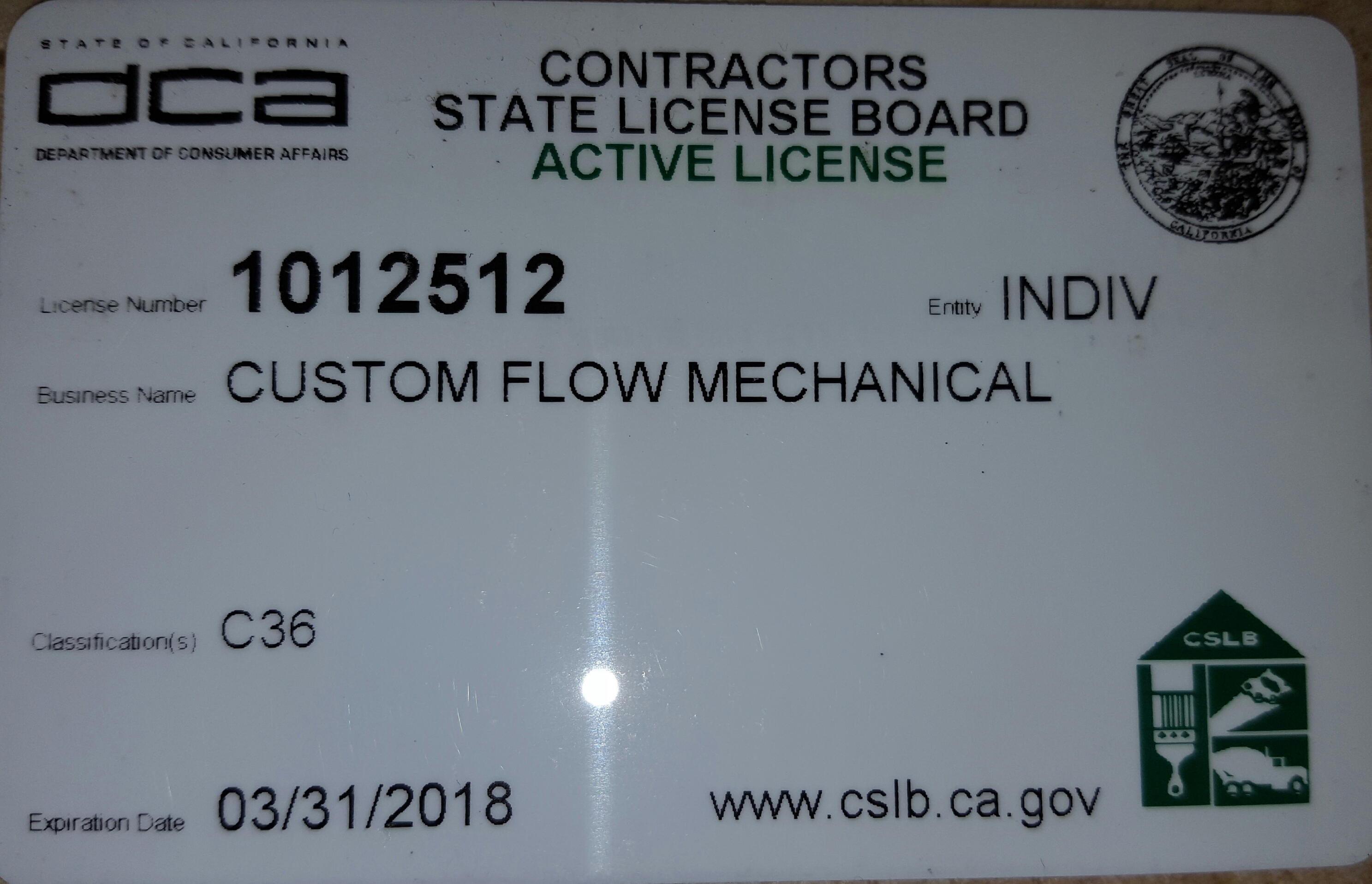 Custom Flow Mechanical | CA | Read Reviews + Get a Bid | BuildZoom